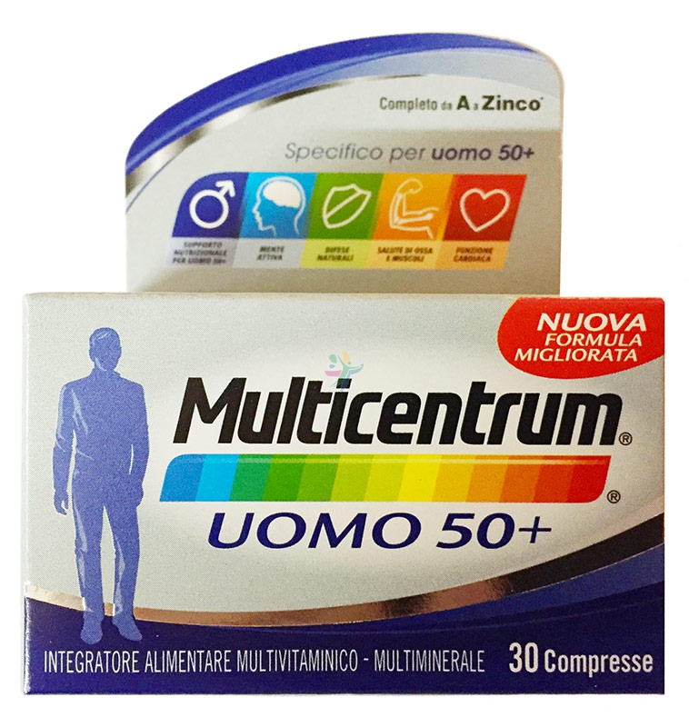 Multicentrum Vitamine Minerali Over 50 Uomo 50 ... | farmakind.it